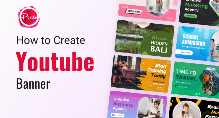 YouTube Banner - Poster Maker App Lab